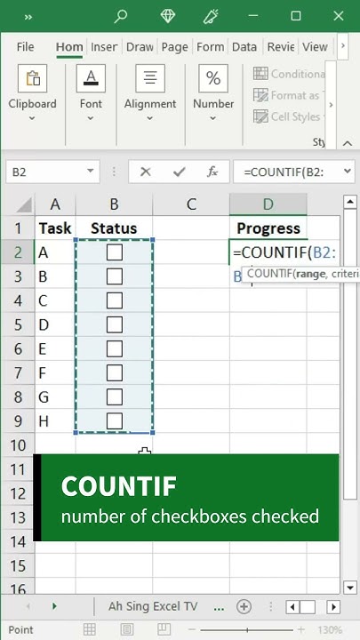 How To Involve Checkboxes In Formula 🔥 Count Checked Checkboxes Excel