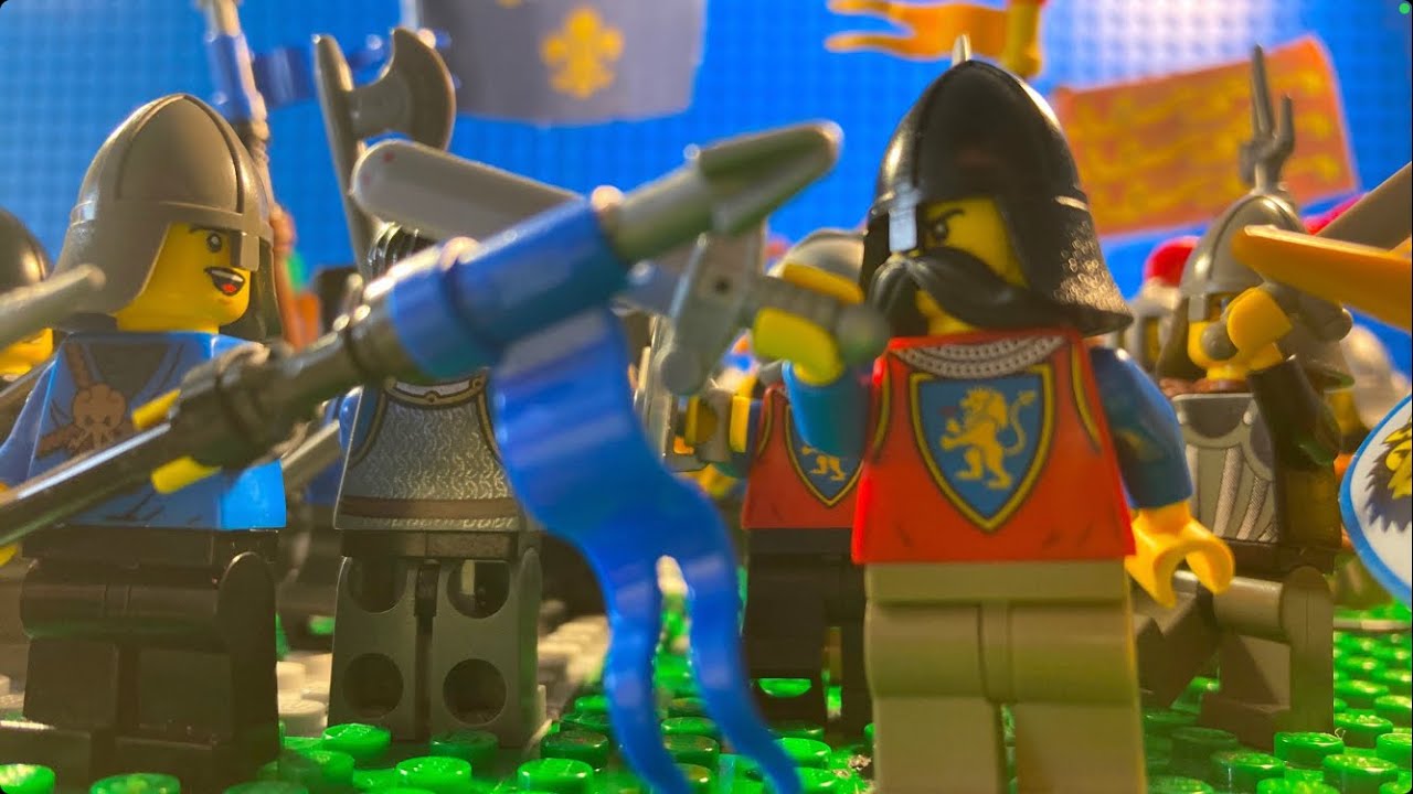 The Battle of Agincourt 1415 | A Lego medieval battle - YouTube