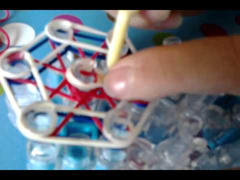 How to make a charm out of rainbow loom - YouTube