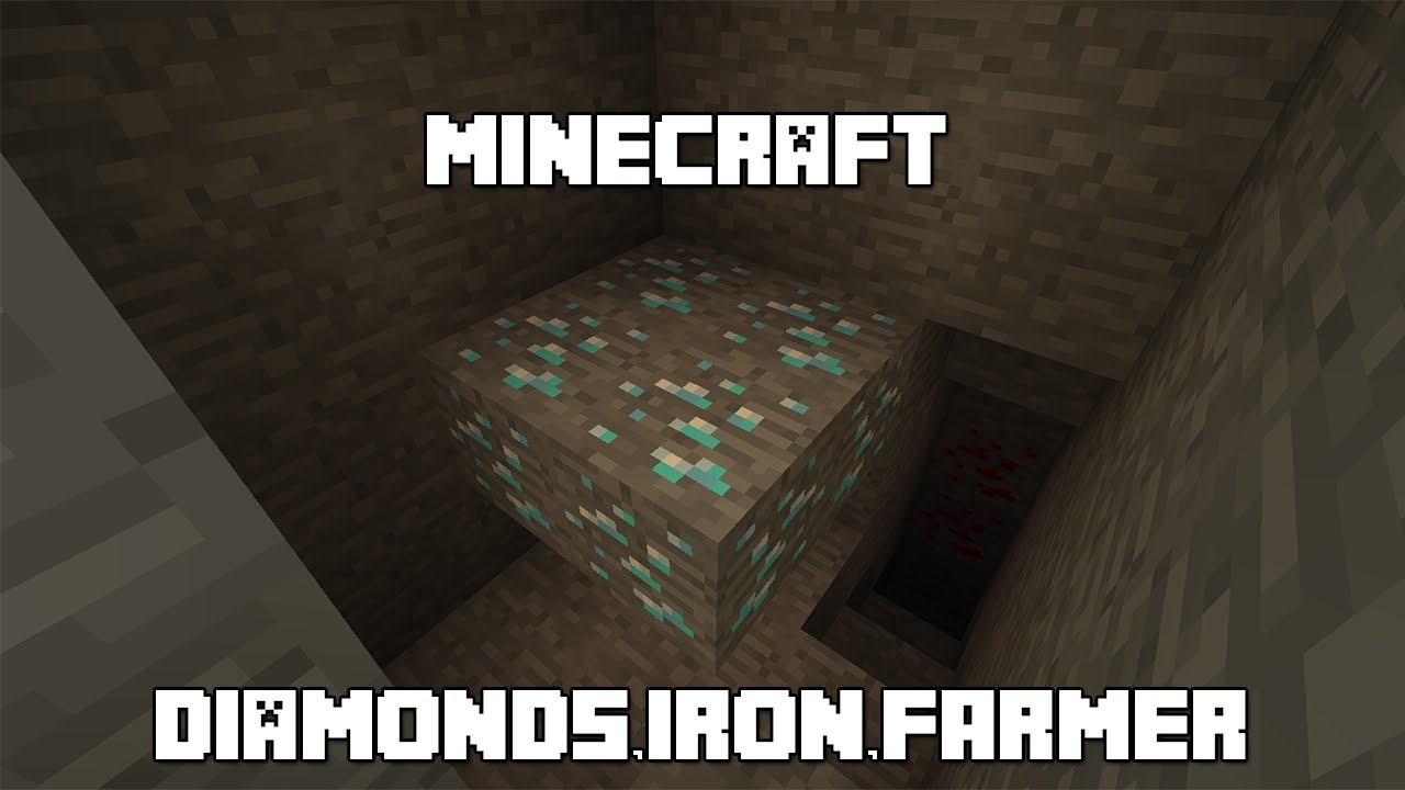 Minecraft: Diamonds,Iron, and Farming - YouTube