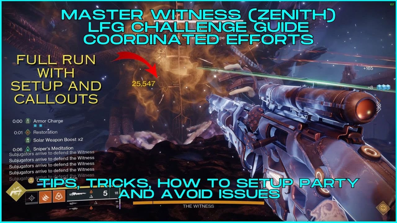 Master Witness (Zenith) Challenge LFG Guide - Coordinated Efforts ...