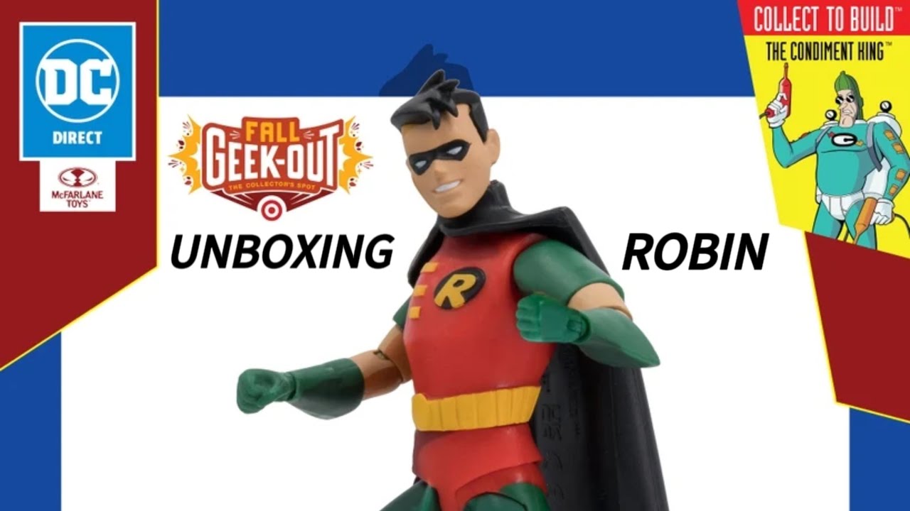 UNBOXING 📦 ROBIN SERIE ANIMADA MCFARLANE TOYS - YouTube