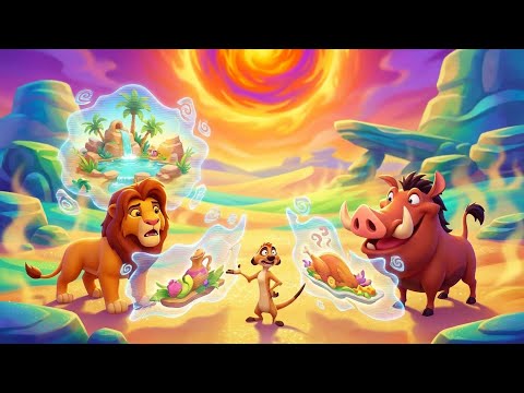 Hot Summer Survival! 🥵🌡️ Timon & Pumbaa's Desert Adventure | Funny Lion King Animation