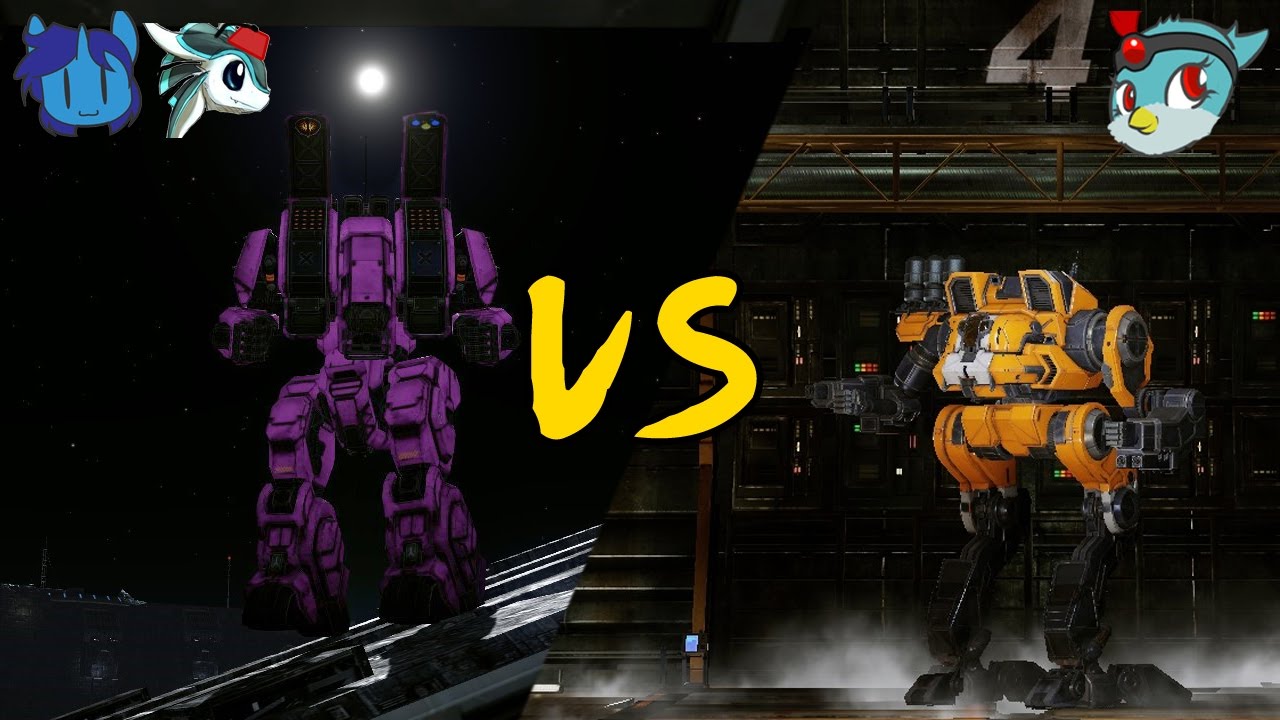 LRM 200 vs 3 AMS Kitfox - Mechwarrior Online - YouTube