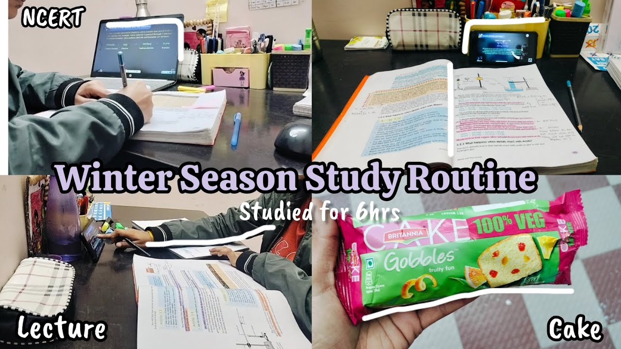 Winter Season Study Vlog 🎧🌨️As a 10th grader|| 2 weeks left for ...