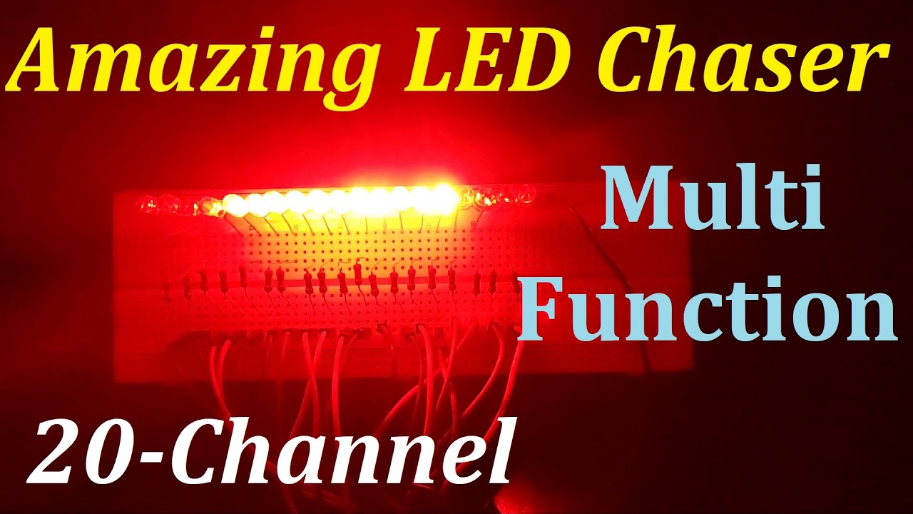 Amazing LED light Chaser ! - YouTube