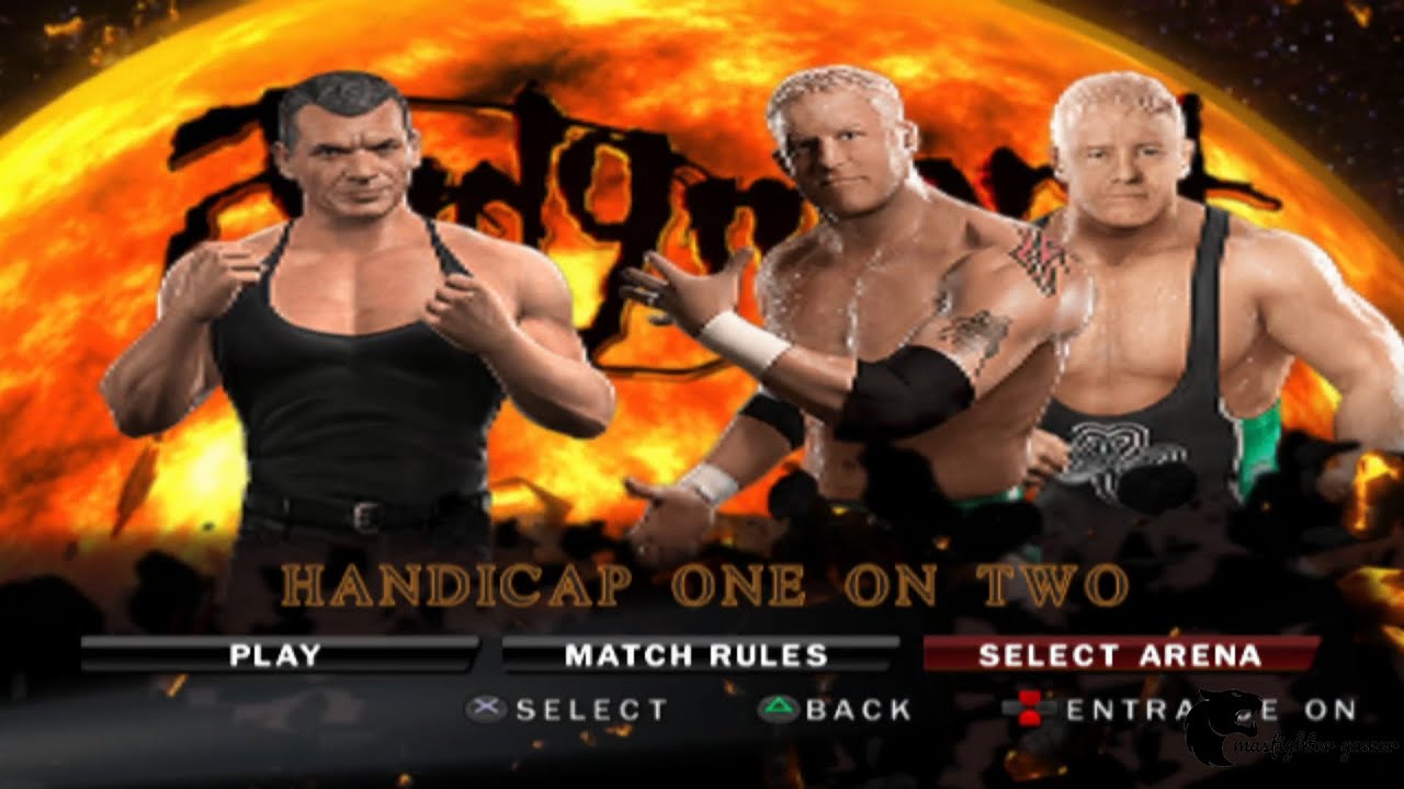 WWE SMACKDOWN VS RAW 2010 JUDGEMENT DAY HANDICAP MATCH #wwegames # ...