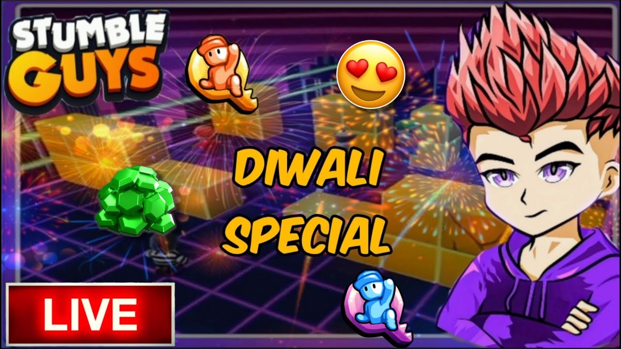 Dewali Special Stumble Guys Live Stream || Stumble Guys Live Streaming - YouTube