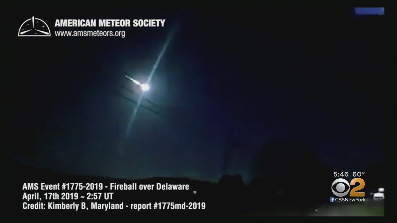 Possible Meteor Shower Caught On Camera - YouTube