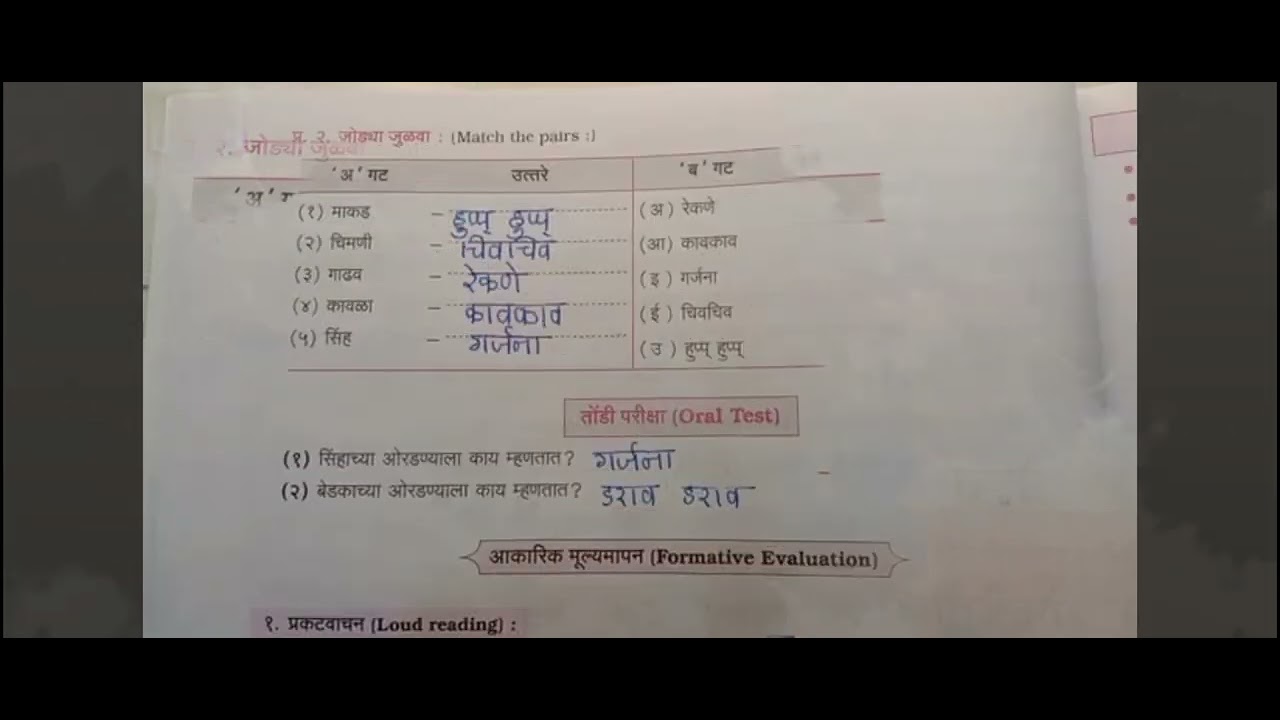 standard 5 Marathi lesson number 9 सिंह आणि बेडूक - YouTube