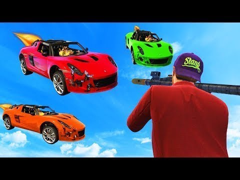 Slogoman NEW SURVIVE THE ROCKET CARS! (GTA 5 Funny Moments) - YouTube