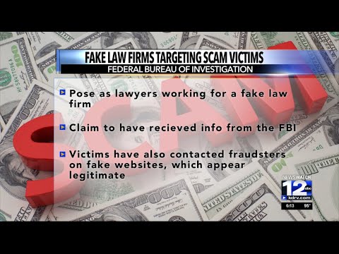 Fake law firms targeting scam victims