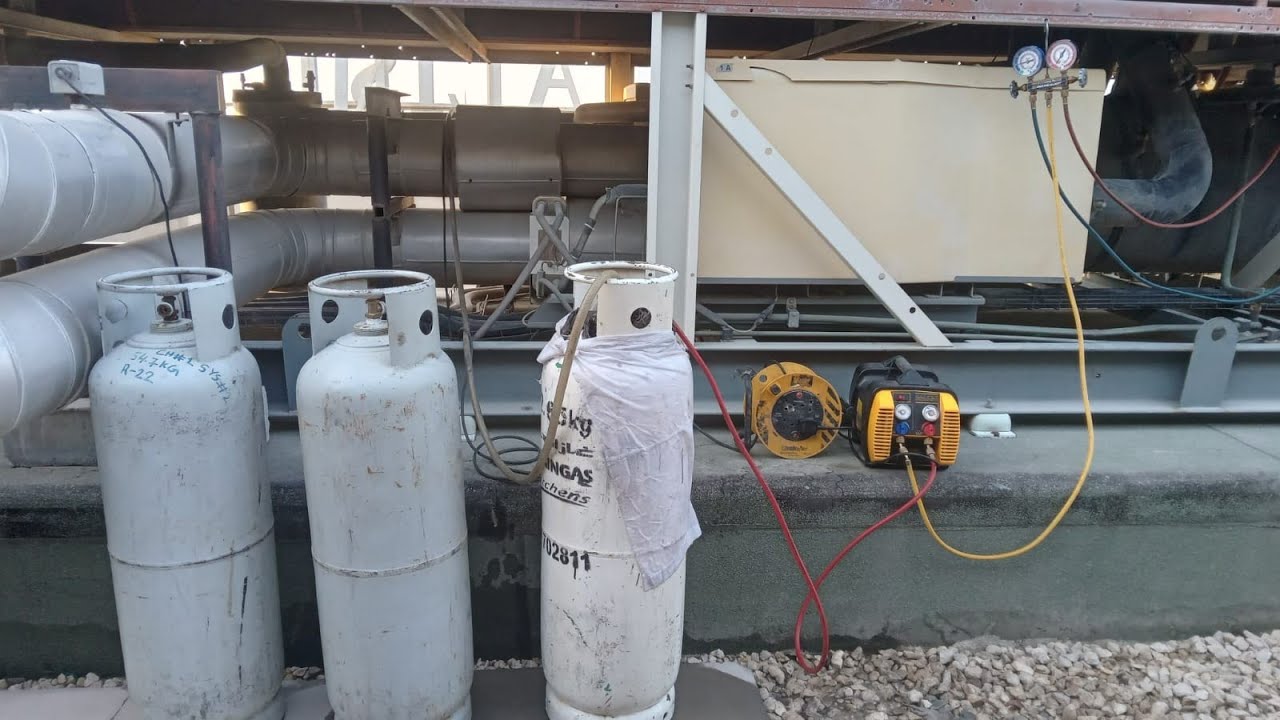Trane chiller refrigerant recovery | gas recovery | appion recovery ...
