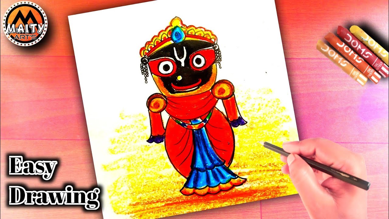 how to draw idols lord jagannath| balabhadra,subhadra for happy ...