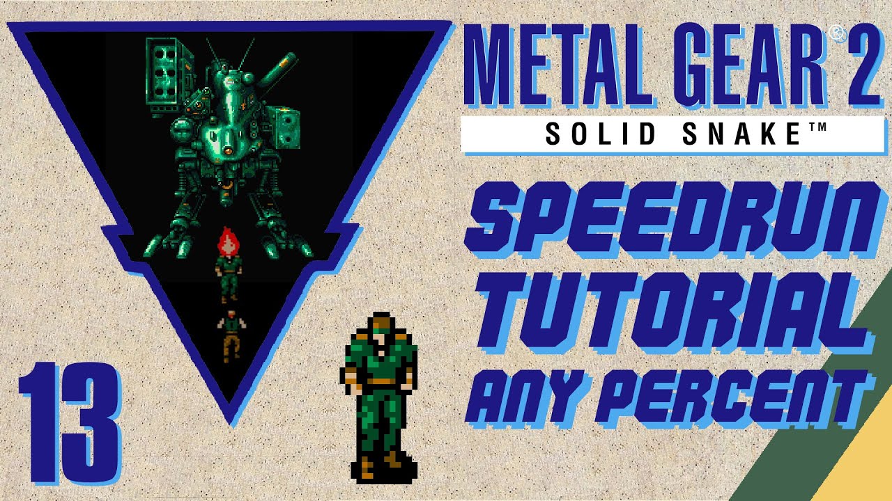 Metal Gear D & Gray Fox - MG2 - Any% - Speedrun Tutorial - YouTube