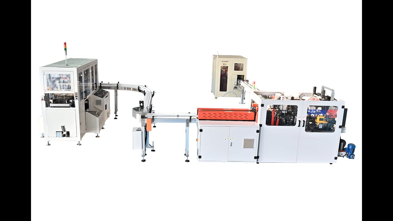 FEXIK Facial tissue packing machine facial tissue production line - YouTube