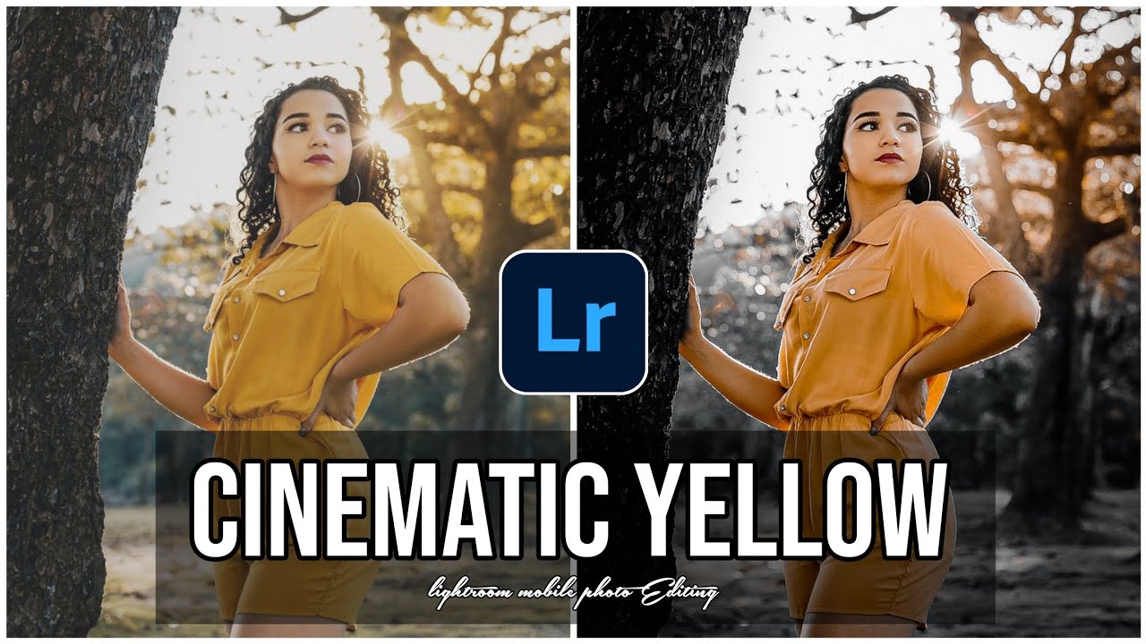 Cinematic Yellow Lightroom Mobile Photo Editing Tutorial || Lr Se ...