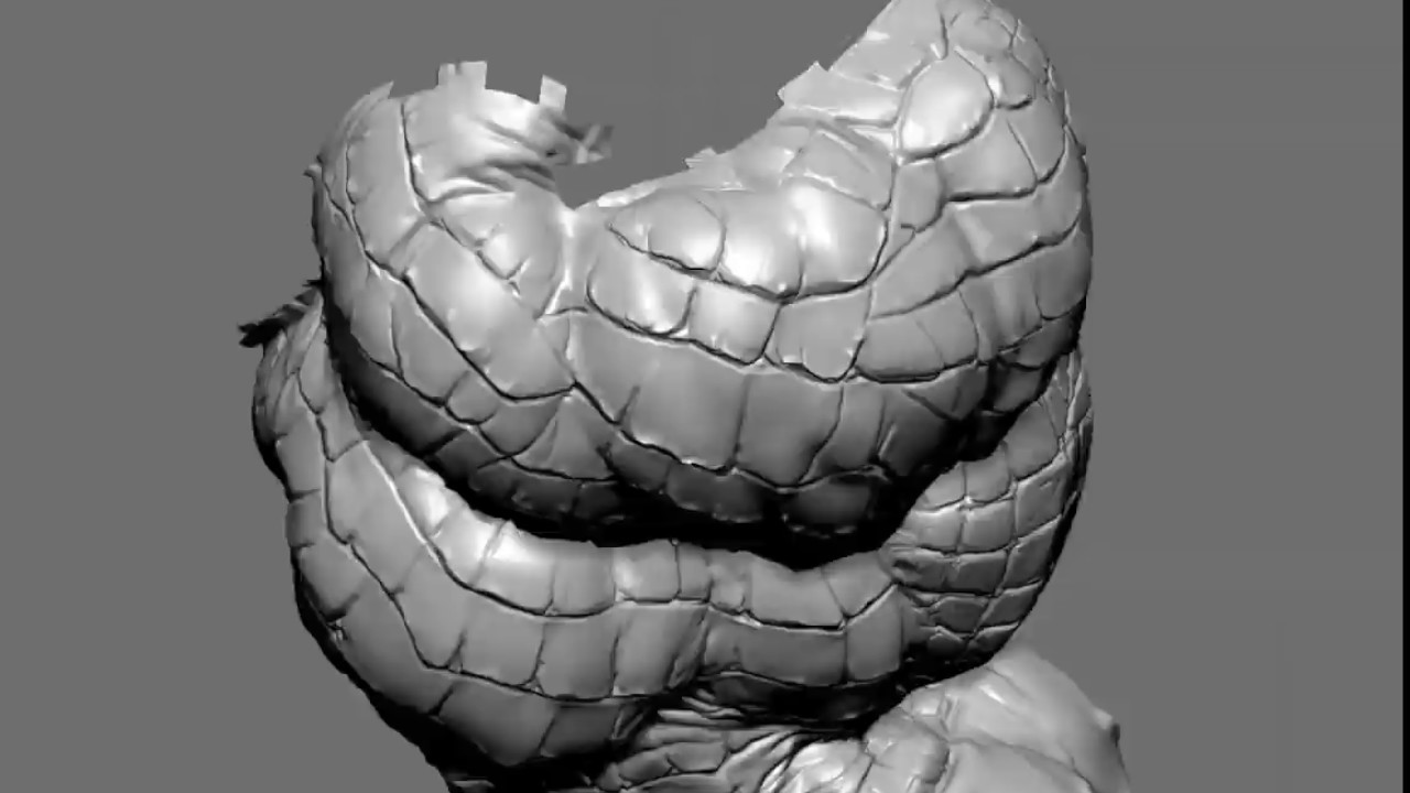 FAN ART Killer CROC work in progress arms - YouTube