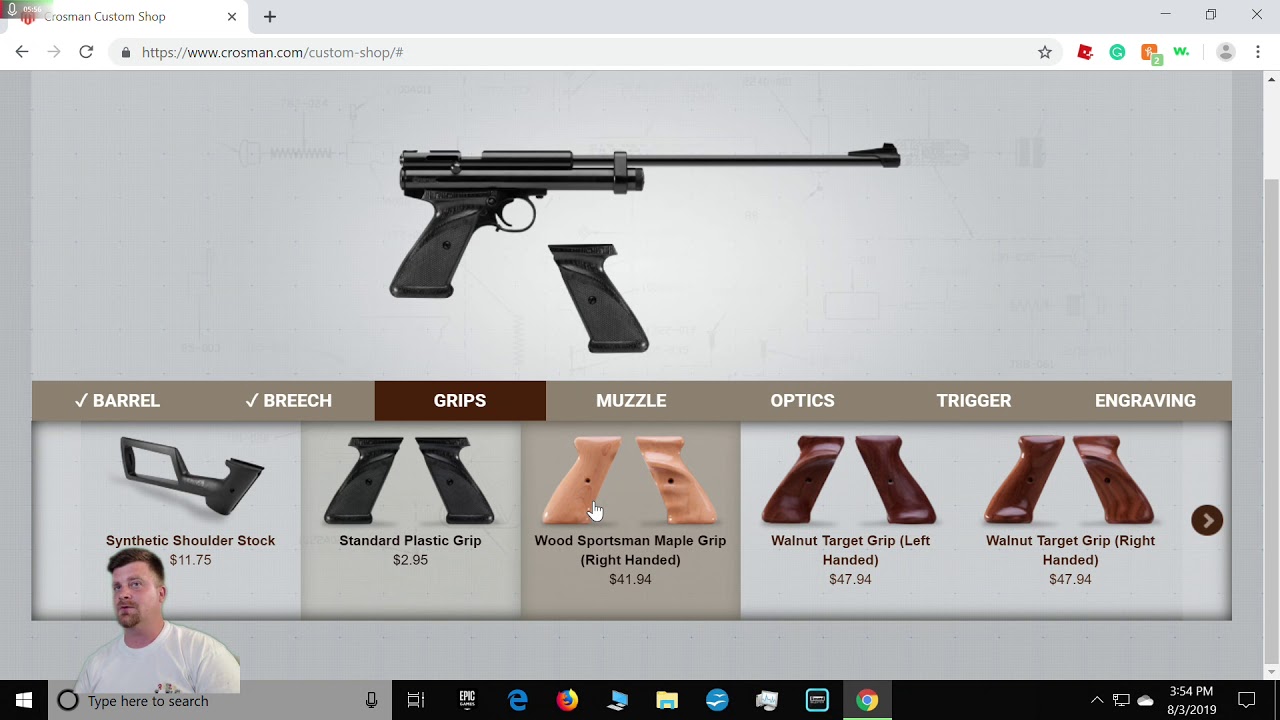 My Experience ordering from CROSMAN CUSTOM GUN SHOP - YouTube