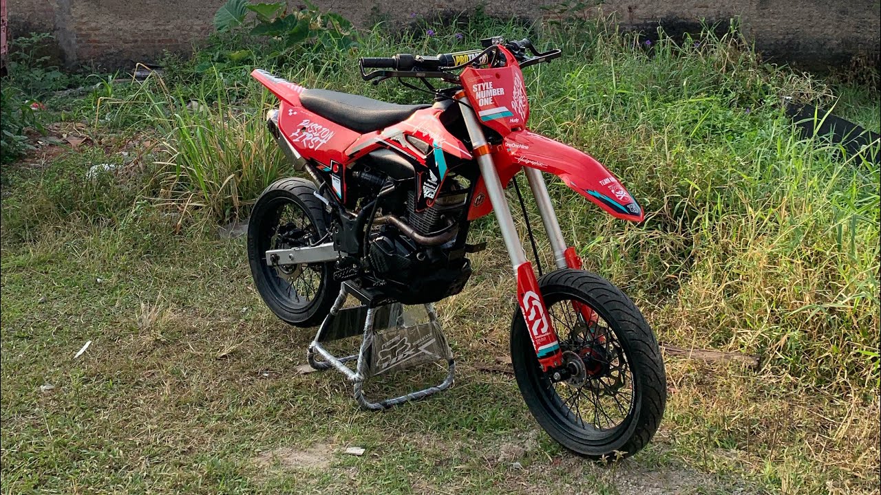 Megapro Modif CRF 450 Supermoto - YouTube