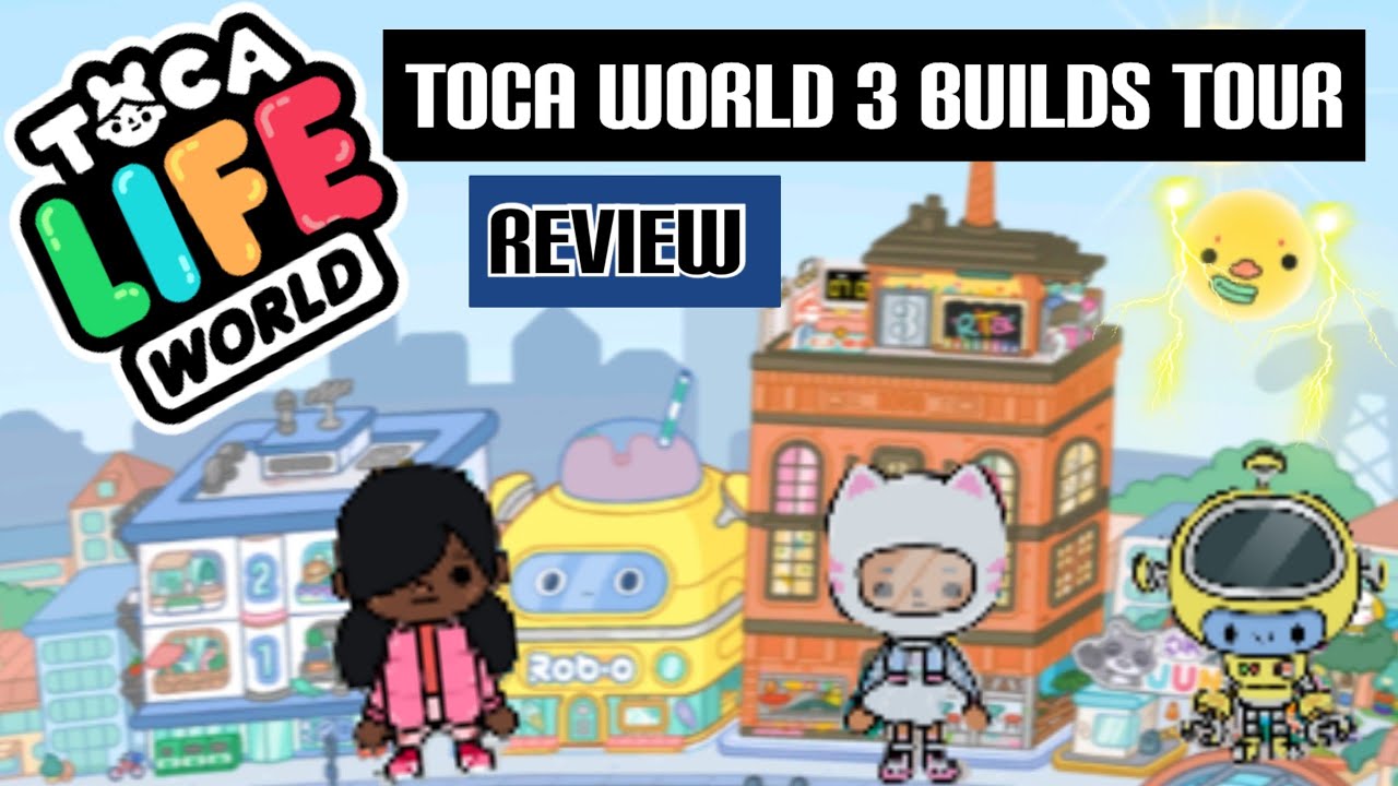 Toca Life World Buildings #tocaworld #tocalifeworld #tocaboca - YouTube