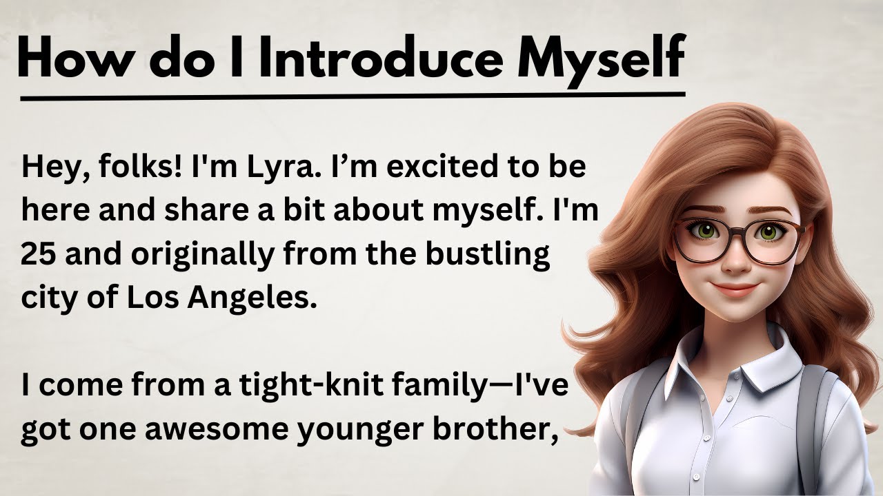 Improve Your English | How to Introduce Myself | Listen and Practice ...