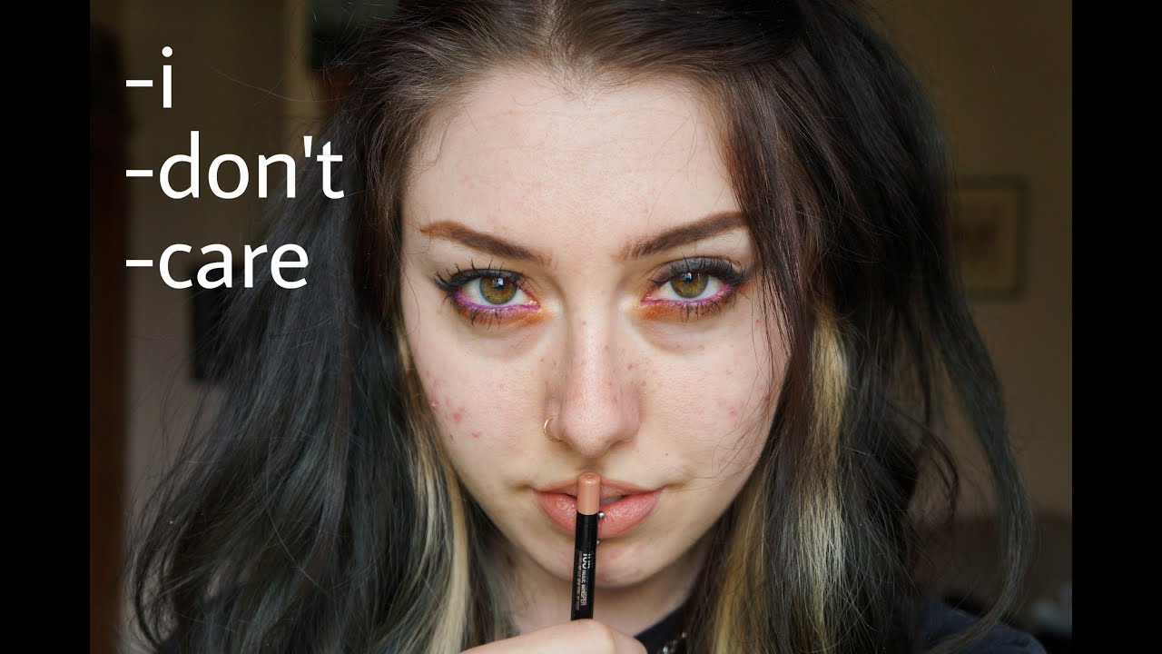 f*** the haters makeup tutorial (no-foundation everyday makeup) - YouTube