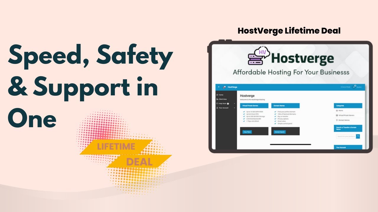 HostVerge Lifetime Deal - One-Stop Web-Hosting Solution 2025 - YouTube