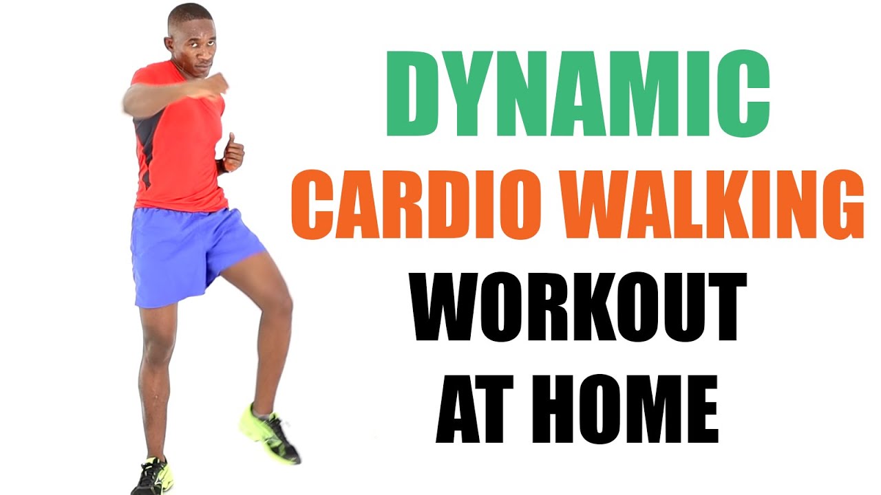 DYNAMIC Cardio Walking Workout at Home - 3200 Steps in 30 Minutes - YouTube