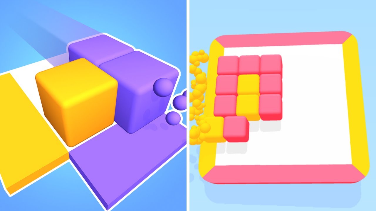 Square Sort 🟥🟧🟨 Gameplay Android, iOS - Puzzle - YouTube