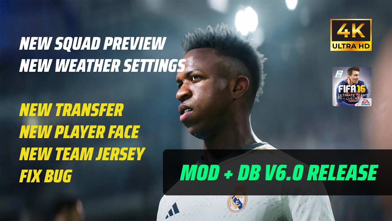【FIFA16 Mobile MOD】FC MOD | DB V6.0 Release - YouTube