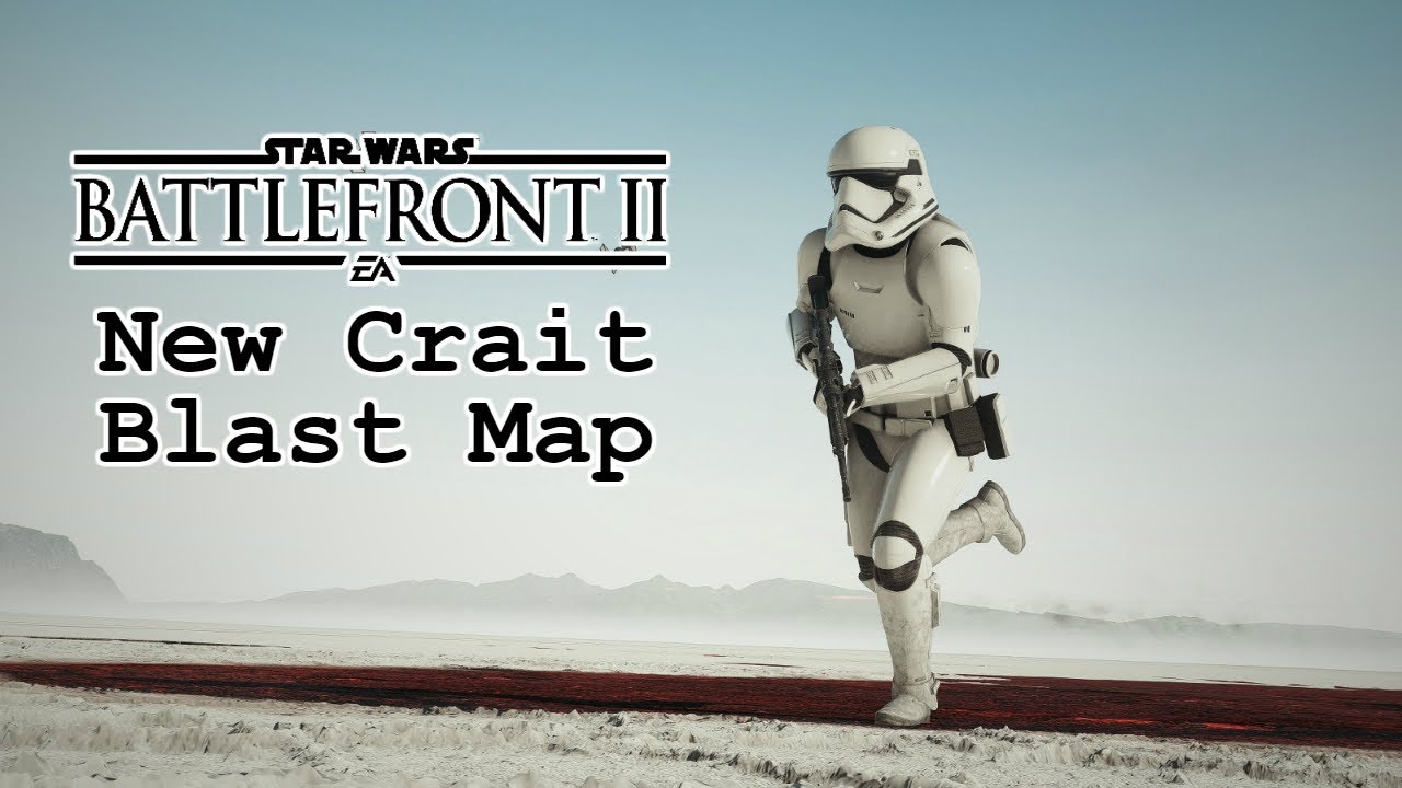 Star Wars Battlefront 2 | New Crait Blast Map Gameplay | The Last Jedi ...