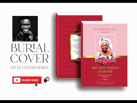 Burial cover -1st of its kind Design - YouTube