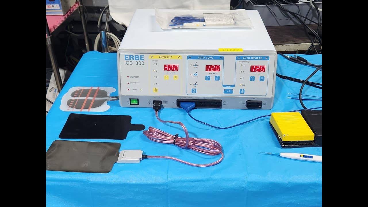 ERBE ICC 300 Electro-surgical Unit - YouTube