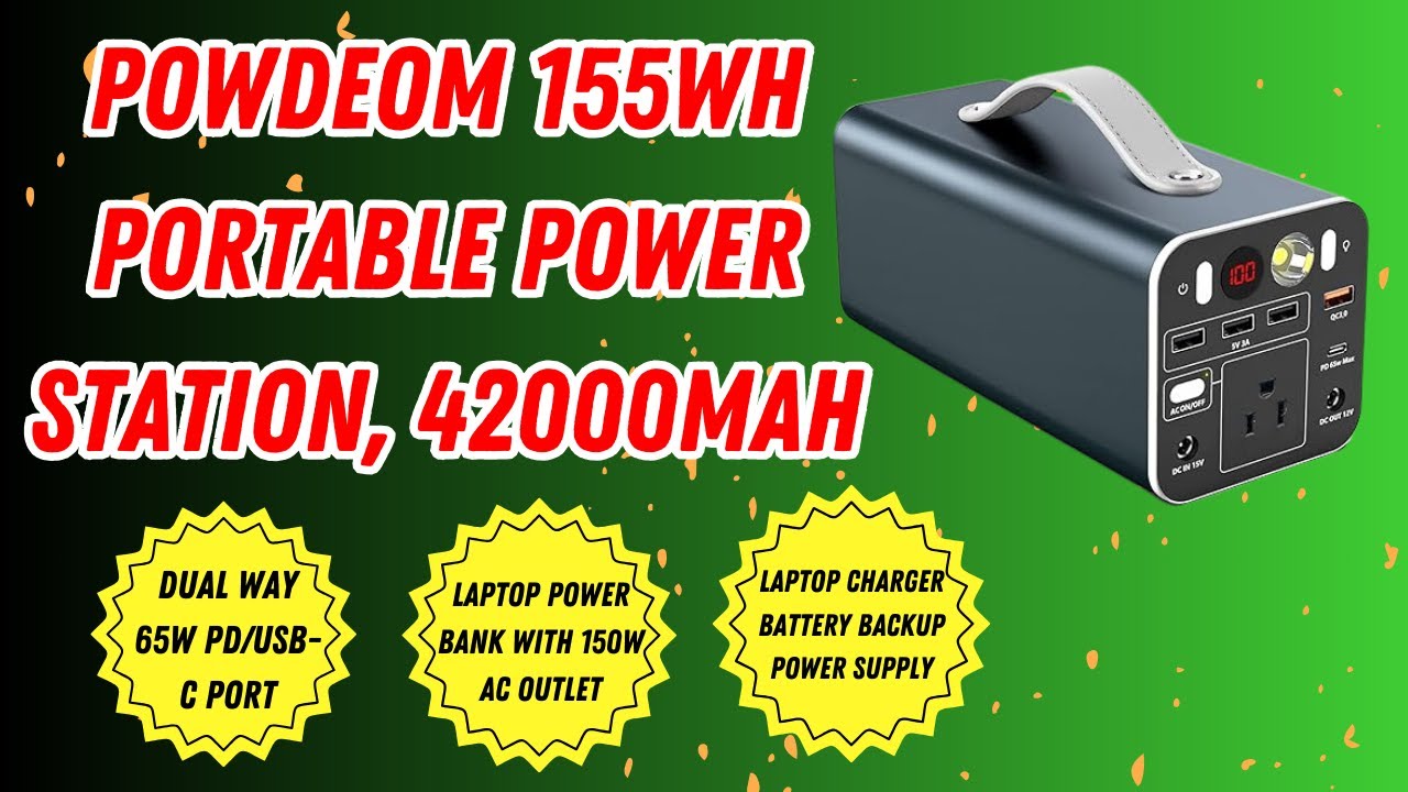 Ultimate Review: Powdeom 155Wh Portable Power Station - Your Reliable ...