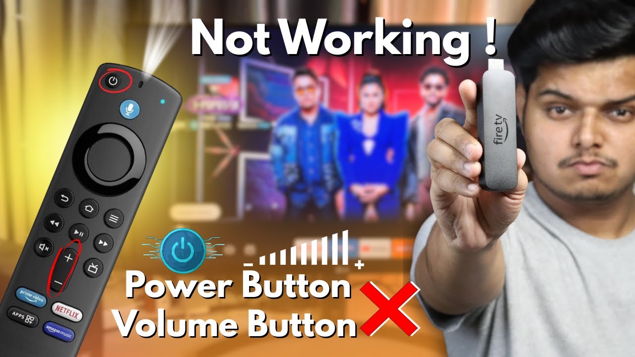 Amazon Fire TV Stick Power & Volume Control Button Not Working ! (FIX ...