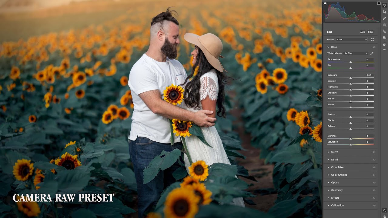 How to Import & Export Presets on Camera RAW Photoshop - YouTube