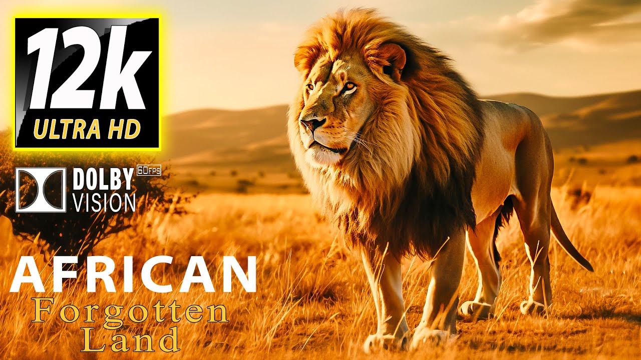 AFRICAN: Forgotten Land & Wild Animals in 12K Video HDR with Soothing ...