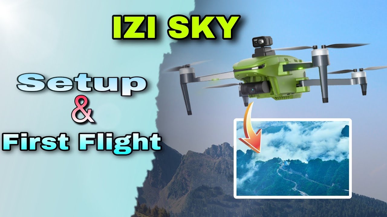 IZI SKY Drone Full Flying Setup and First Fly #deepworldvlogs #izi # ...