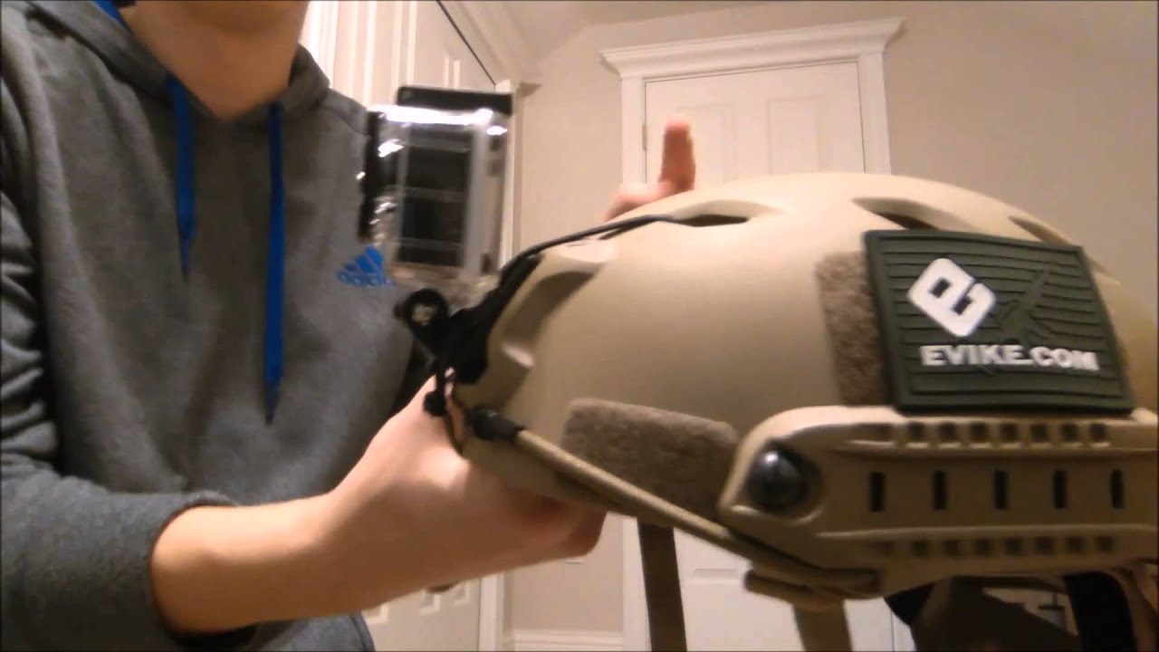 Airsoft Helmet Fix for GoPro Cameras - YouTube