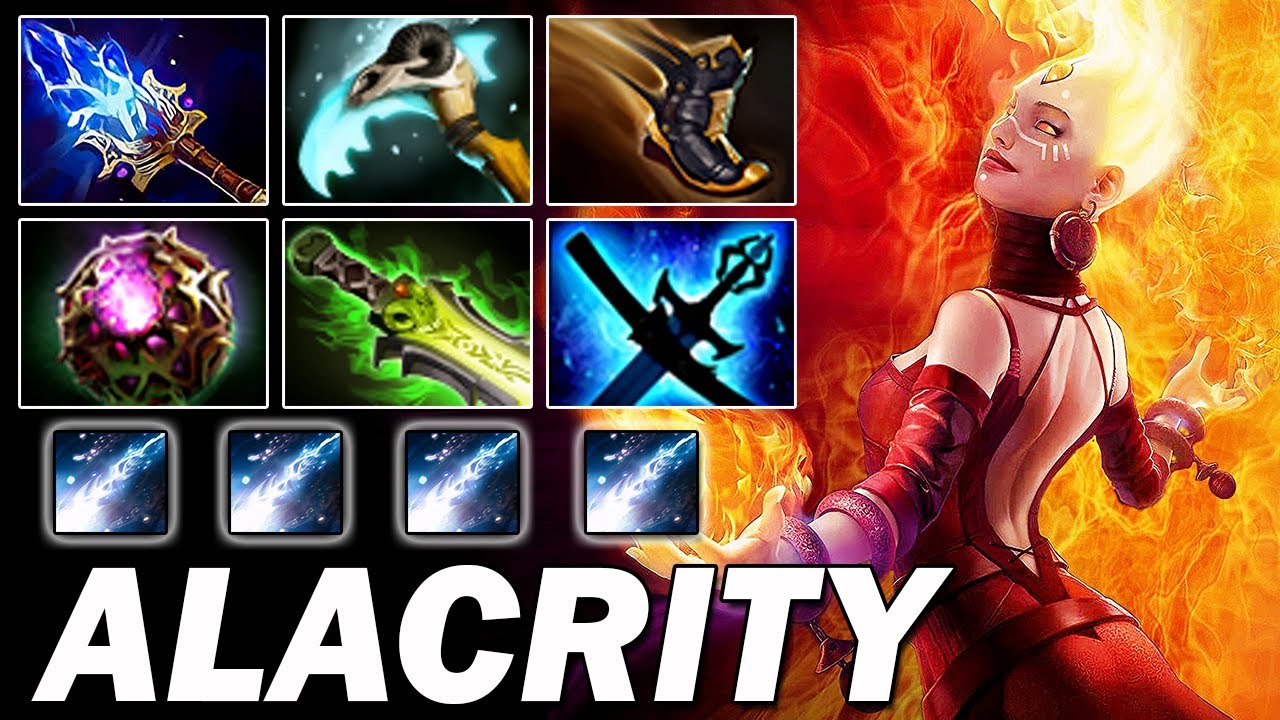 Alacrity - Lina Magic Build Serial Killer | Dota 2 Mid Gameplay! - YouTube
