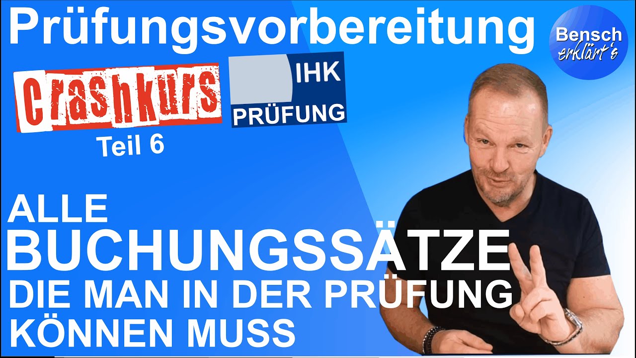 Crashkurs Buchungssätze Kaufleute für Büromanagement (Teil 6 ...