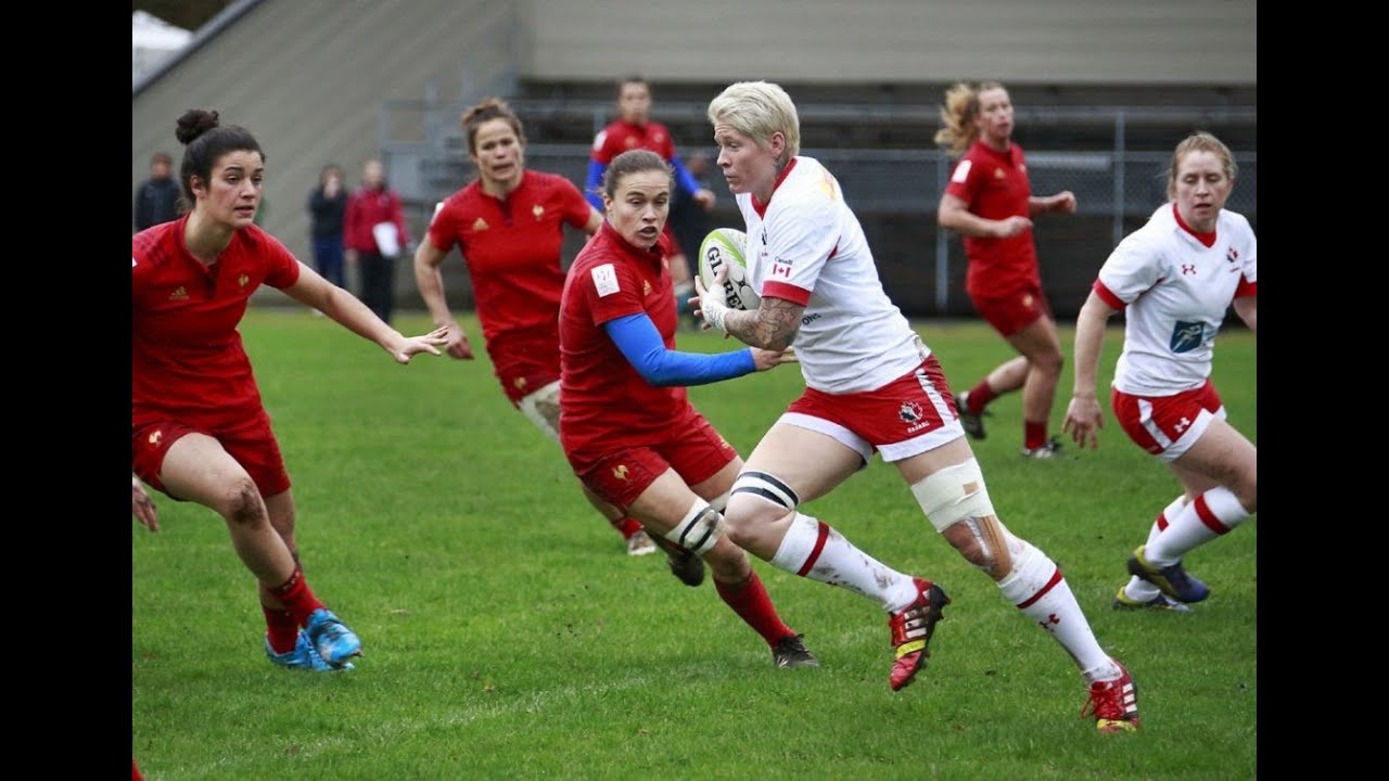 A woman rugby player breaks her nose-Must Watch - YouTube