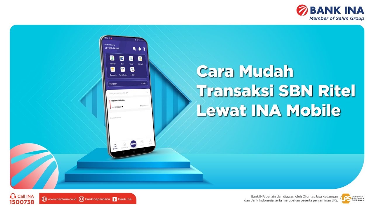 Cara Mudah Transaksi SBN Ritel Lewat INA Mobile - YouTube
