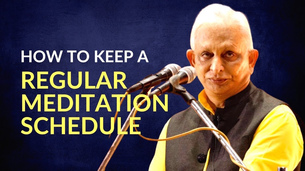 How to keep a regular meditation schedule? | Sri M - YouTube