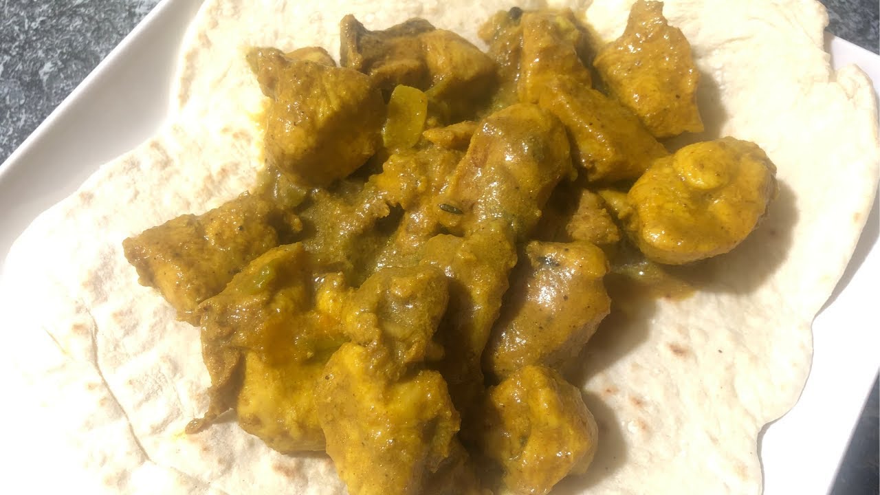 Let's Make The Best Grandma Roti & Curry Chicken Recipe|| Jamaican ...