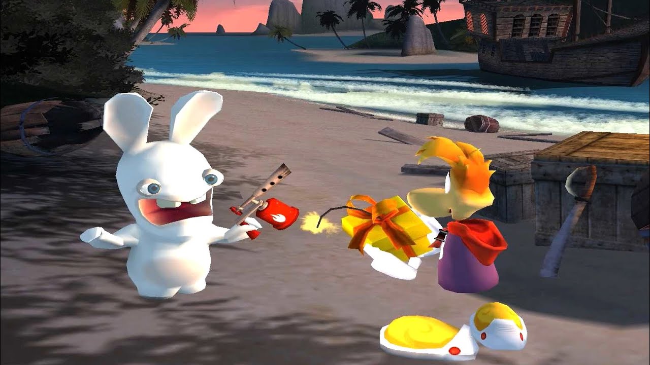 Rayman Raving Rabbids - Bunnies Don't Give Gifts - YouTube