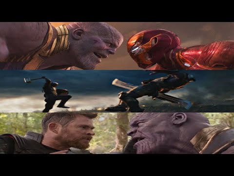 BIG THREE VS THANOS - YouTube