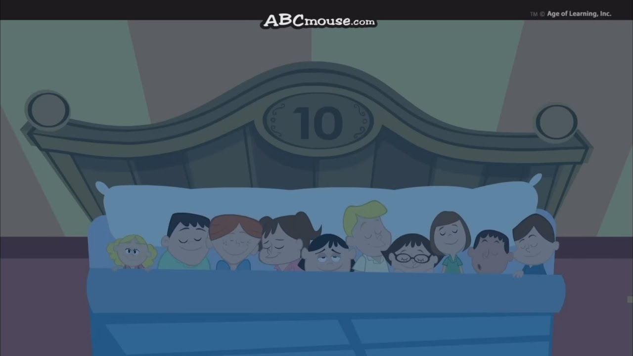 Ten in the Bed - Roll Over, Roll Over! Count & Learn Subtraction Song ...