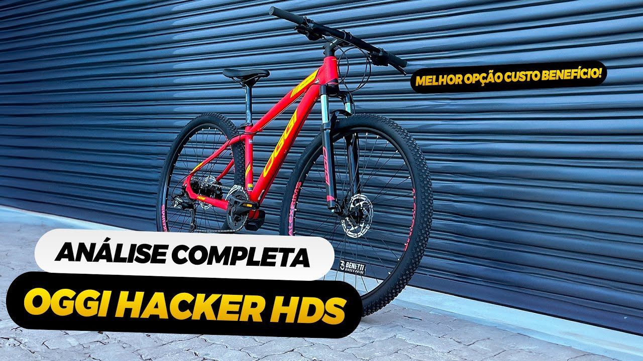 Análise Completa OGGI Hacker HDS Primeira Bicicleta com Freios ...